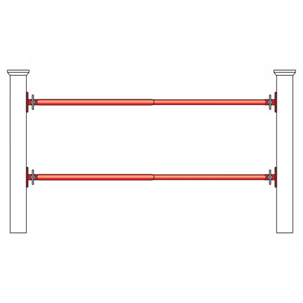 Railsafe Double Cleat C/w Anti Luce