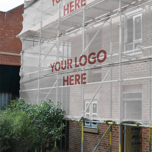 Printed Debris Netting White - Bespoke