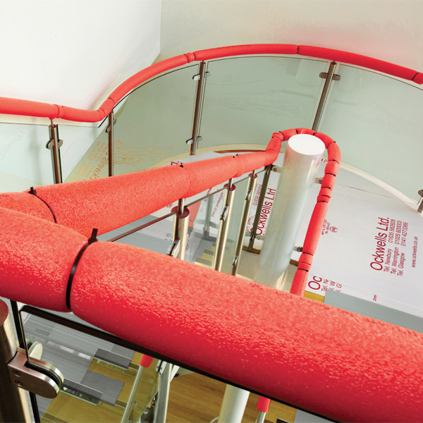 Foam Protection Circular Red 114mm x 2m