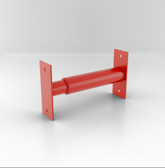 Railsafe Telescopic Handrail C/w Fixing Plates 200-365mm